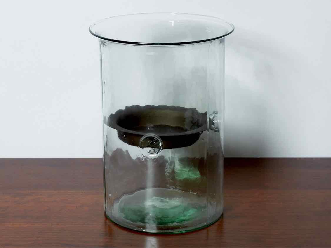 Small Hammered Glass Hurricane – Furniture Consignment Gallery